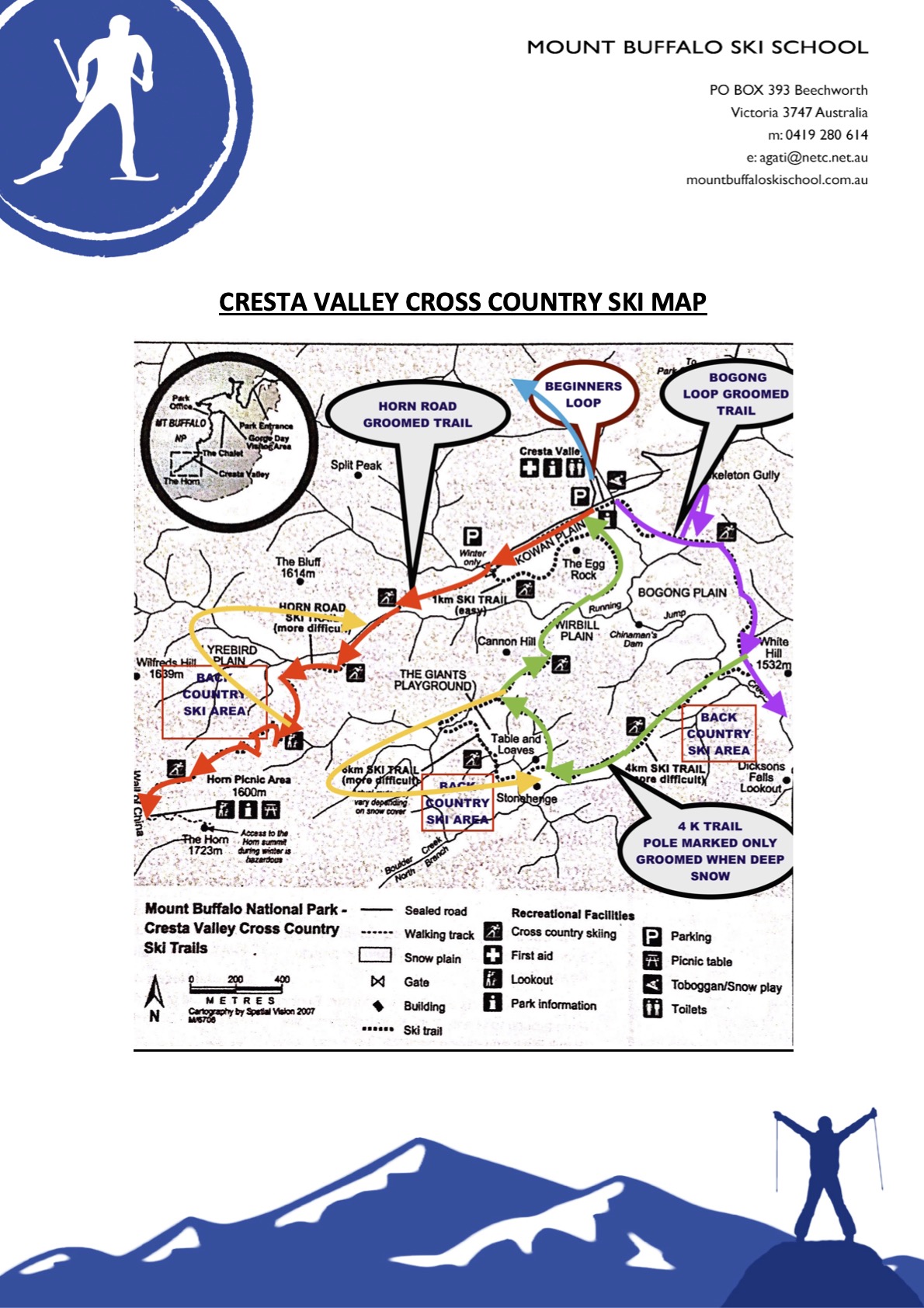 Mount Buffalo Maps – Adventureguidesaustralia.com